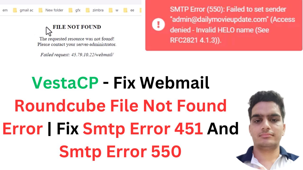 VestaCP - Fix Webmail Roundcube File Not Found Error | Fix Smtp Error ... VestaCP - Fix Webmail Roundcube File Not Found Error | Fix Smtp Error ...